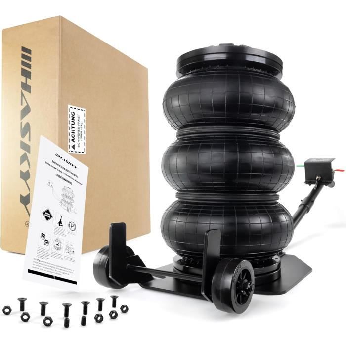 Cric pneumatique 3T - 150-400 mm - 3 sons - Pneumatic-Air Jack I ...