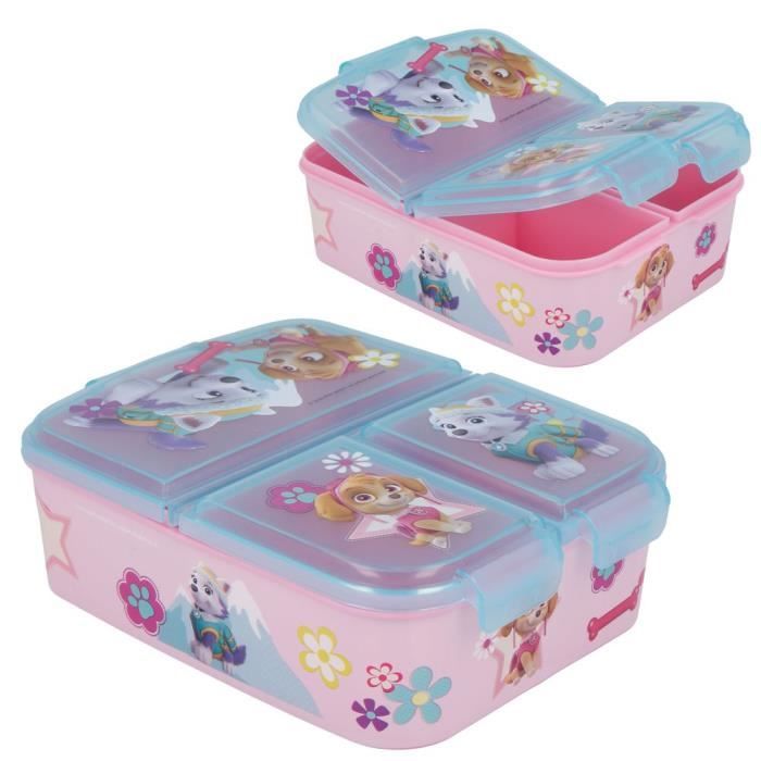 Boîte à Repas - La Pat' Patrouille - 3 Compartiments - Click-Up - Rose ...