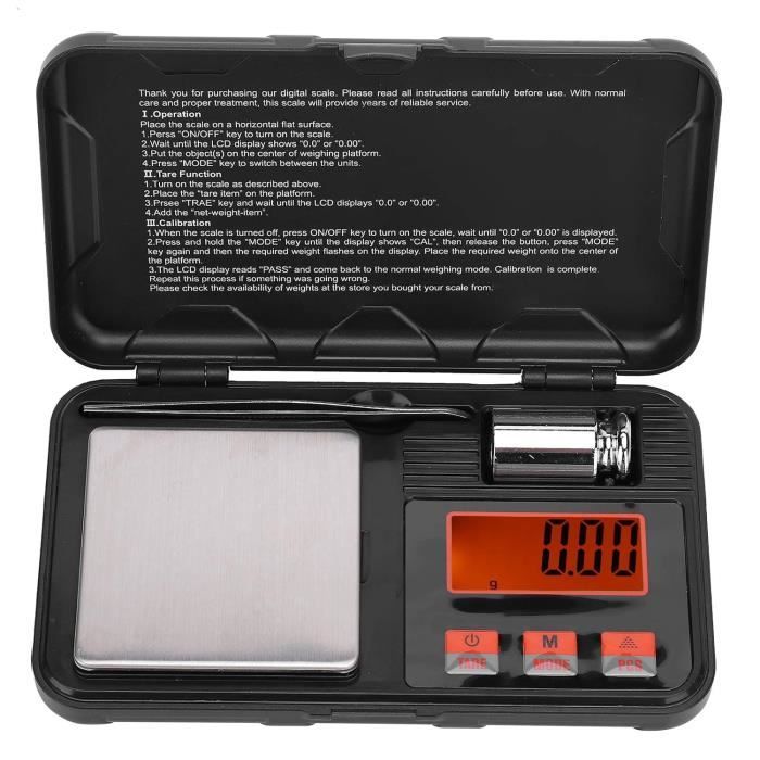 Mini Balance De Bijoux Balance De Précision Électronique Portable ...