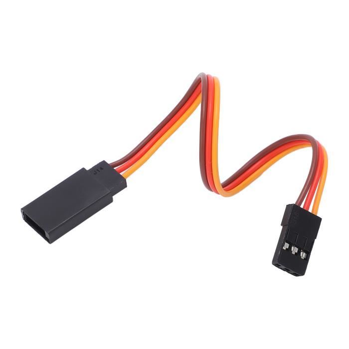 VINGVO Cable Extension Servo 3 Pin Male Female JR Plug RC - Cdiscount ...