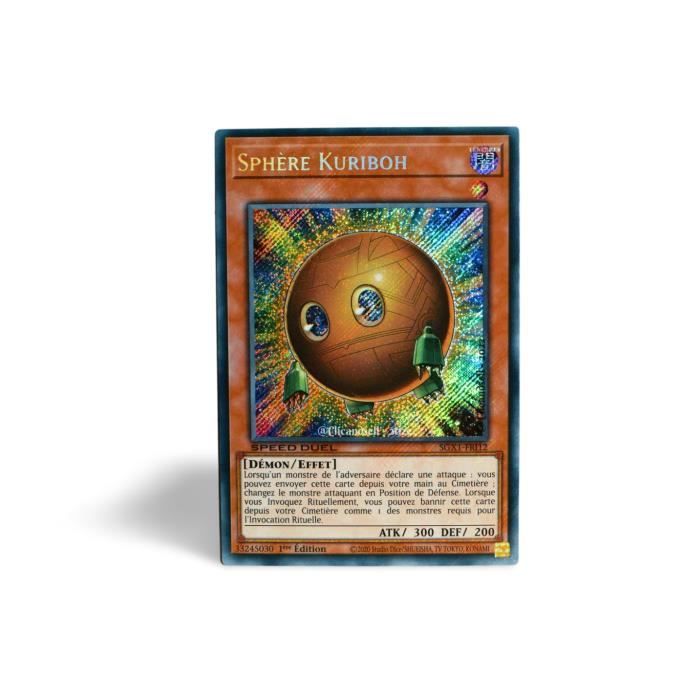 Carte YU-GI-OH SGX1-FRI12-SE Sphère Kuriboh Secret Rare NEUF FR ...