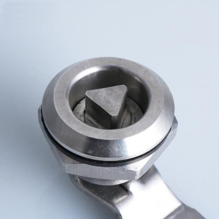 Verrous,Triangle--Serrure à cylindre-à came en acier inoxydable, pour ...