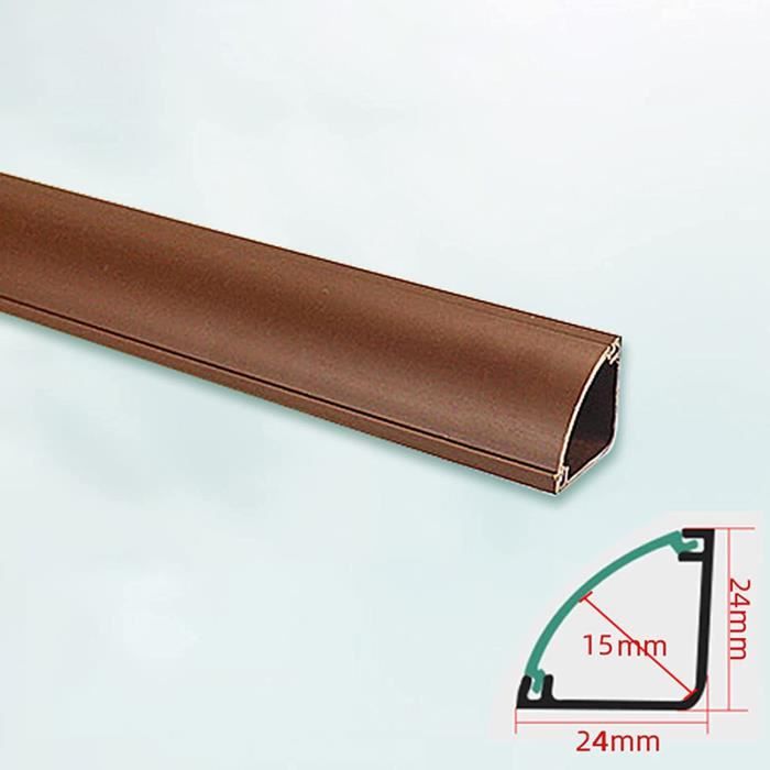 ZXLLO Cache-Cable De Plancher 2 x 1m,Passe Cable Sol en Arc ...