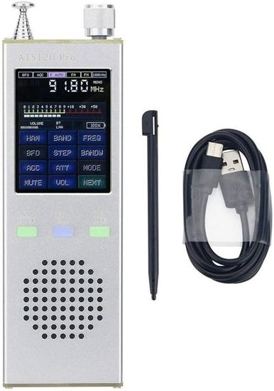 Récepteur radio Internet portable ATS120-Pro V4.1x SI4732 FM SSB AM LSB ...