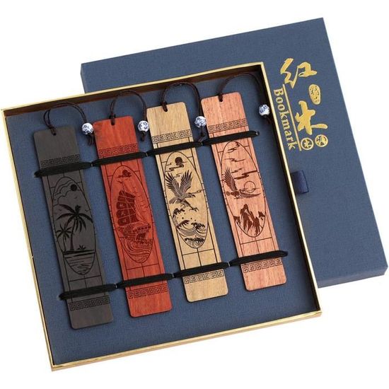 Faite à La Main En Bois Signets Avec Ensemble De Tassel Traditionnel ...