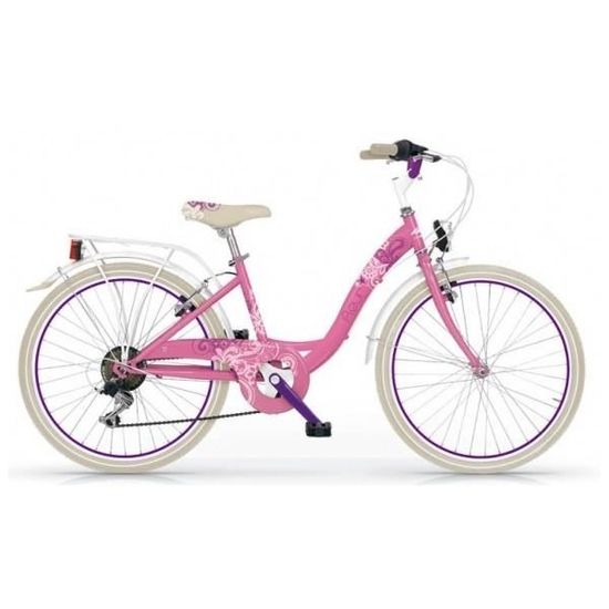 Vélo fille FLEUR 20 pouces (6 vitesses - Fushia… - Cdiscount Sport