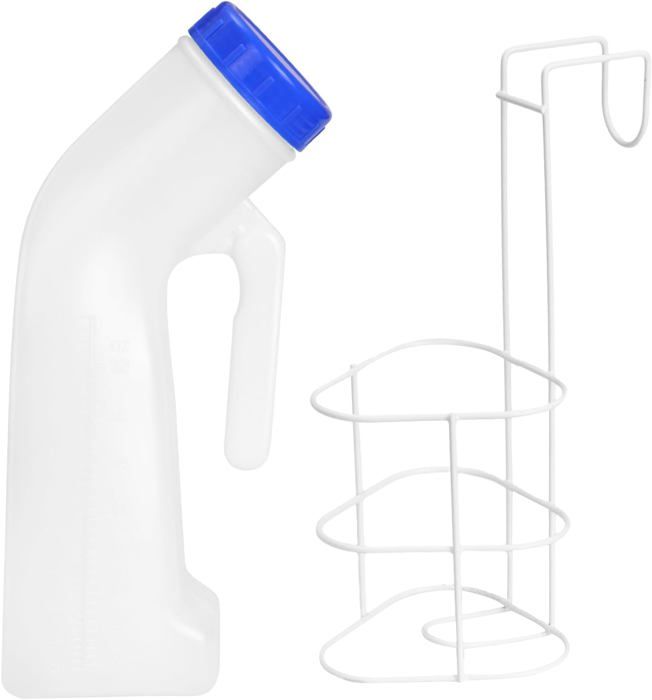 Urinoir portable pour homme et femme - Bouteille d'urine avec support ...