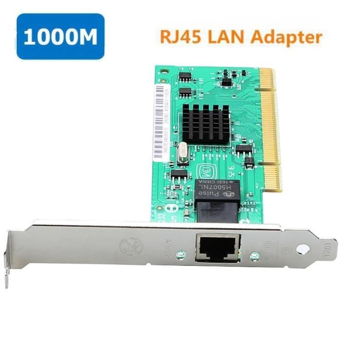 Carte Réseau Intel 82540 LAN RJ45, 1000 MB - S, PCI, Gigabit, AVEC Puce ...