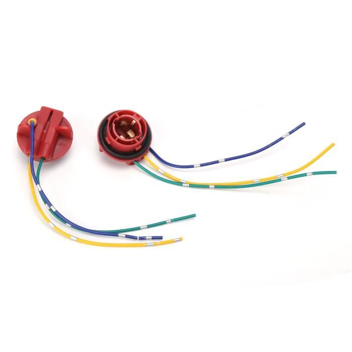 Akozon 1157 LED Bulb Adapter, Light Bulb Socket Heat Resistant for Turn ...