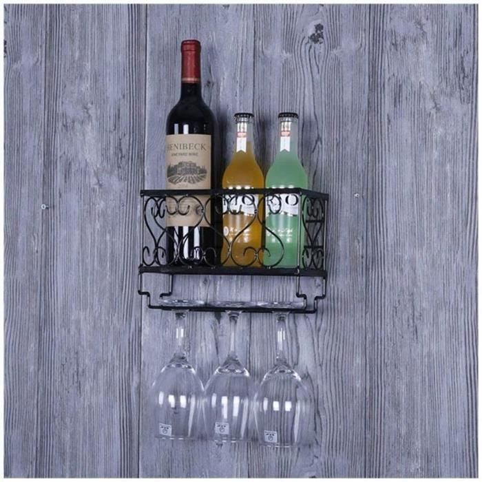 Casier À Vin Étagère Murale Étagère En Fer En Métal Casiers À Vin ...