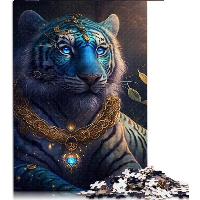 500 Pièces Jigsaw Puzzle Game Tiger Jigsaw Puzzles Pour Adultes Puzzles ...