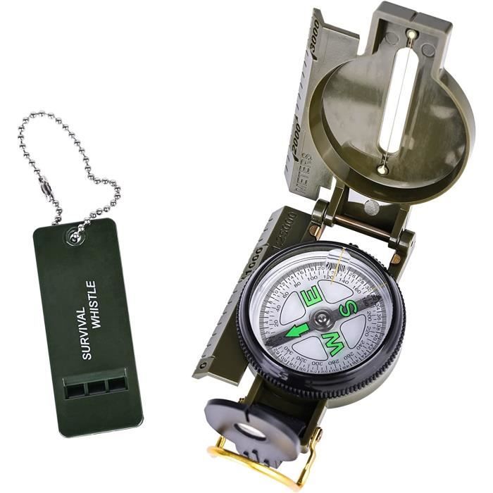 Boussole de Randonnée Militaire, Boussole Geologie Professionelle ...