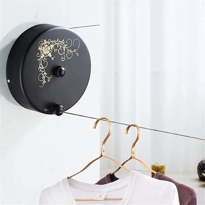 Corde à Linge rétractable 5m Corde à Linge Rétractable Balcon Corde à ...