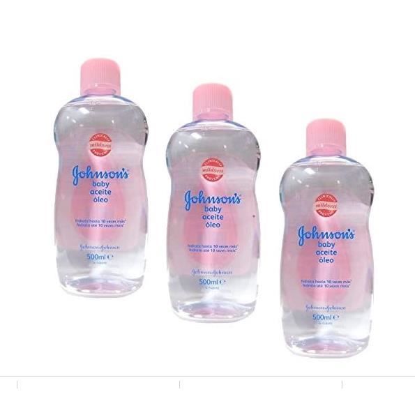 Johnson's Baby Oil 500ml lot de 3 - Cdiscount Puériculture & Eveil bébé