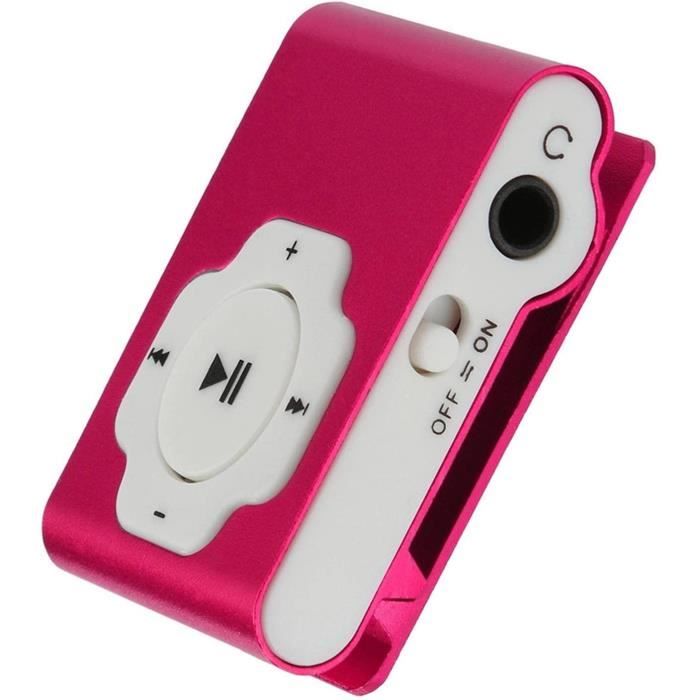 Elyseesene Mini Lecteur MP3 Player YF Clip USB Prend en Charge 32 Go ...