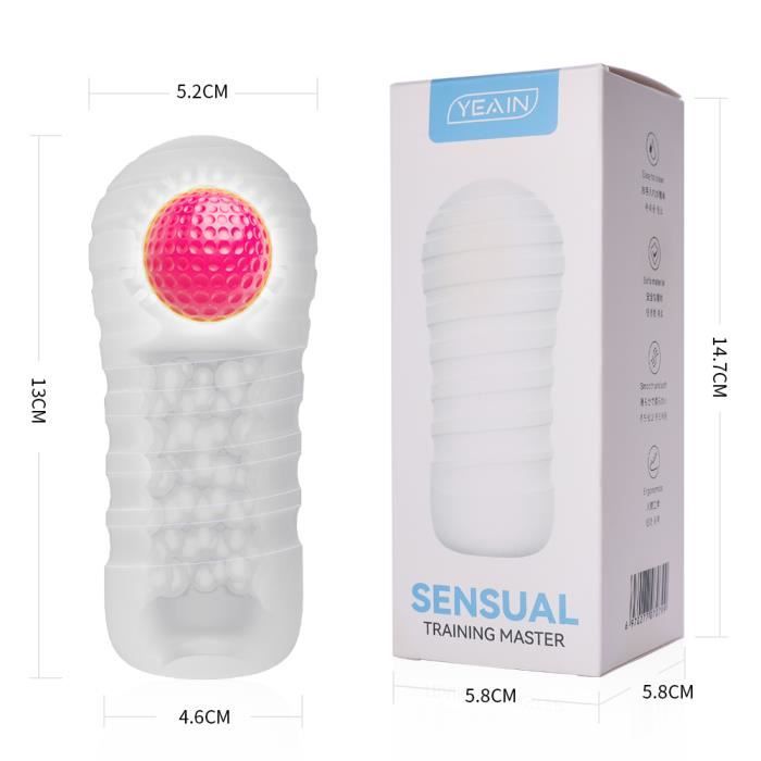 YEAIN – chair avec boule masseur de vagin, vraie chatte, jouet sexuel de Masturbation pour ...