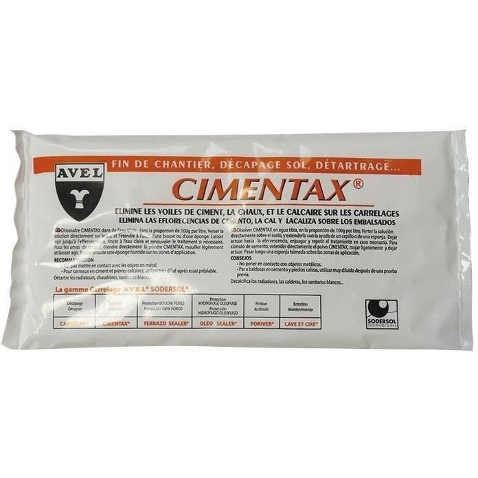 Nettoyant décapant carrelage Cimentax - poudre 500g - Cdiscount Au ...