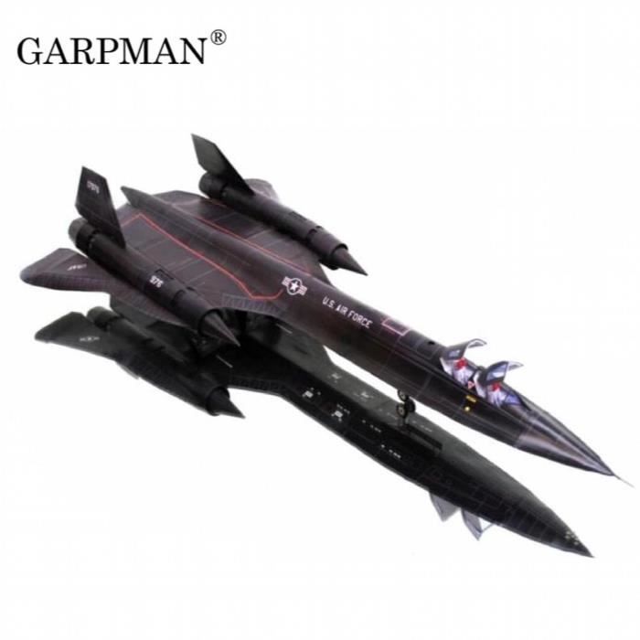 CRAZE 1/32 US RS-71 Blackbird avion de chasse avec 10 pièces 0.5mm gris ...