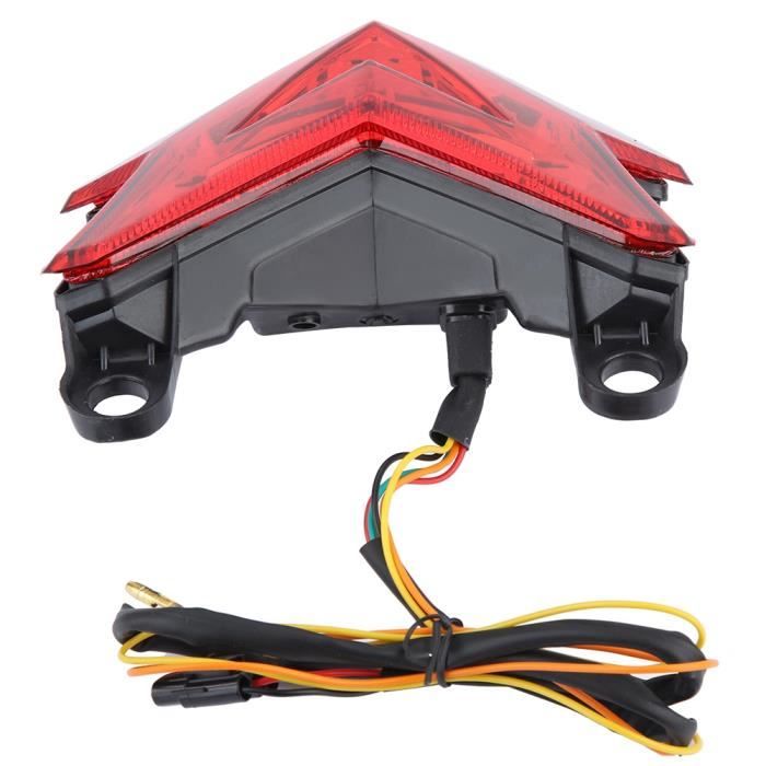 Dilwe Feu arrière de moto (Chaperon Rouge) Moto Feu Arrière LED ...