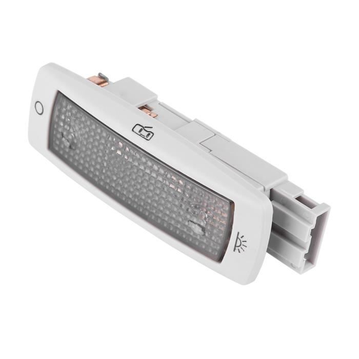 Dilwe plafonnier de lecture arrière Plafonnier argenté pour carte de ...