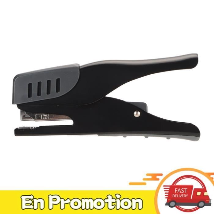Fdit agrafeuse en métal Agrafeuse de bureau ergonomique, capacité de 20 ...