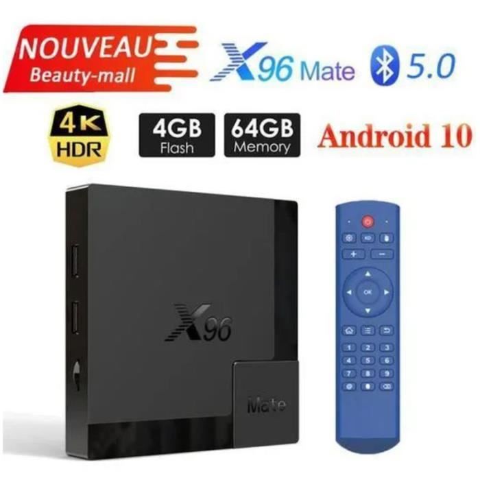 Tv Box - FOLAYA - X96 Mate 5G - Android 10 - 4+64GB - Accès Direct Netflix - Cdiscount TV Son Photo