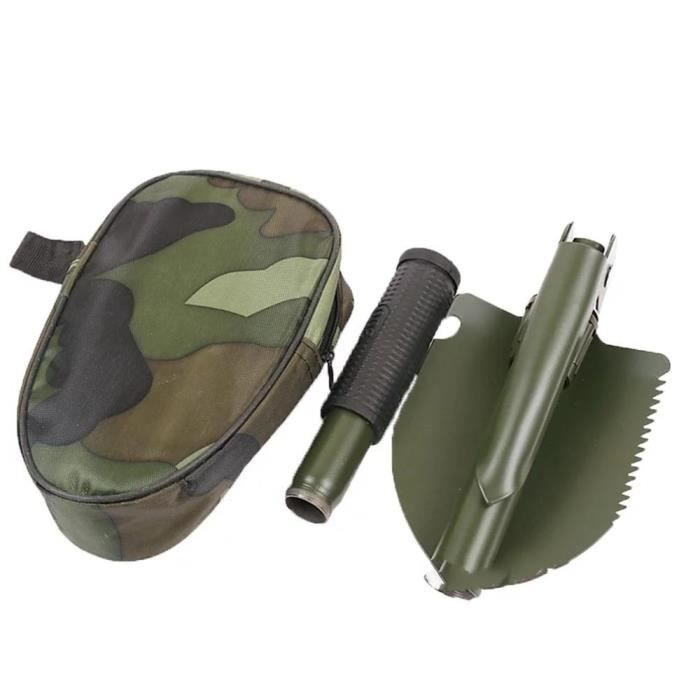 PELLE,Vert Militaire Mini pelle militaire pliante survie en plein air ...