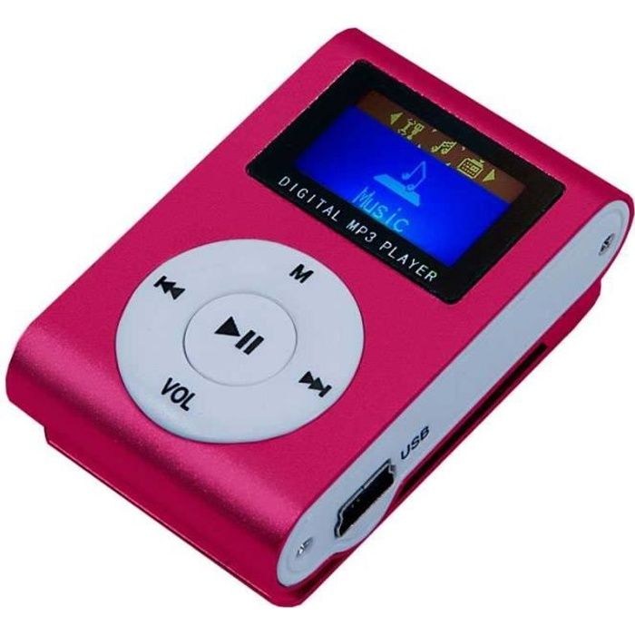 OCIODUAL Lecteur de Musique Numérique MP3 en Métal Mini USB Rose ...