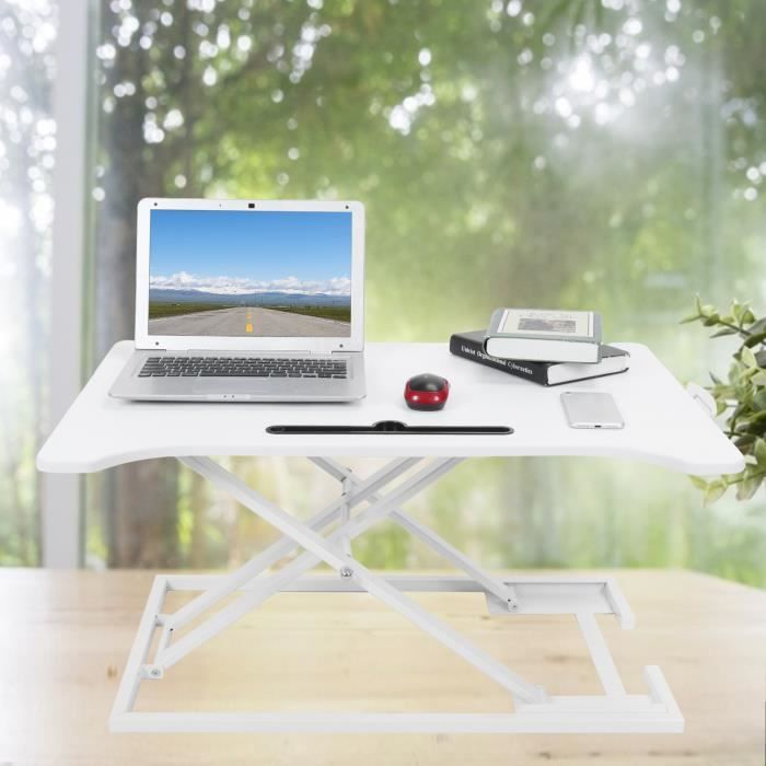 Bureau informatique relevable - SALALIS - Poste de travail debout ...