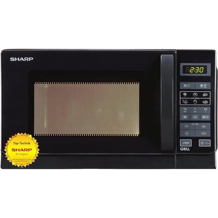 Micro-Ondes 2 En 1 Avec Grill R642Bkw, 20 L, Noir[J333] - Cdiscount Electroménager