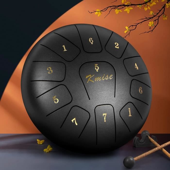 Steel Tongue Drum 10 Pouces 11 Notes Instrument De Percussion Avec ...