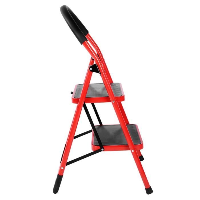 TMISHION 2 escabeau Escabeau à 2 Marches, échelle D'escalade Pliable ...