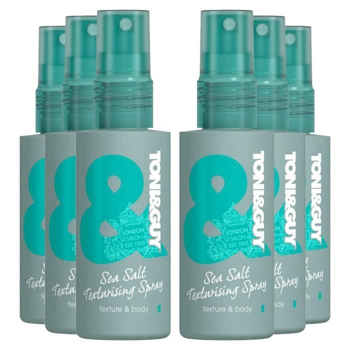Spray Texturisant - TONI & GUY - Sea Salt - 75ml - Pour Tous Types de ...