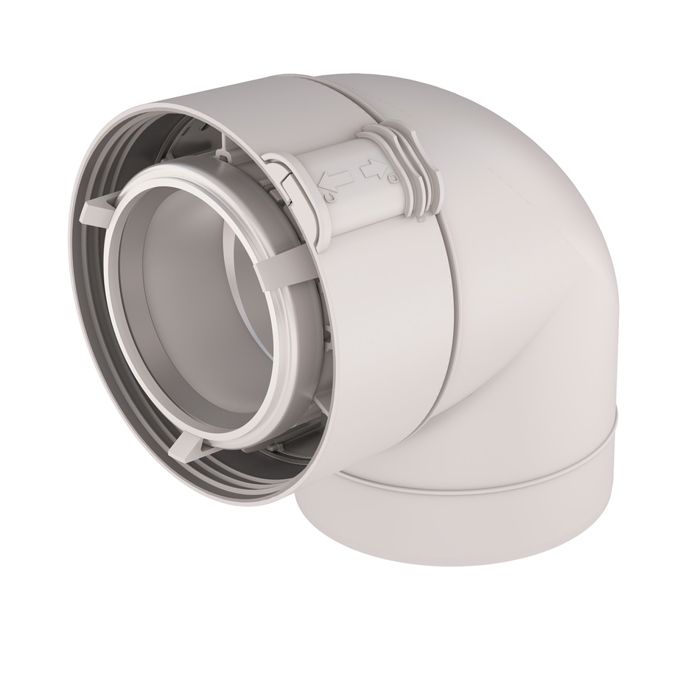 Coude 90° Rolux condensation 80/125 PPTL/PVC - UBBINK - 229520 ...