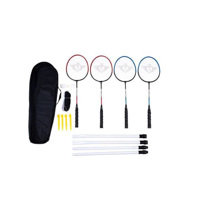 Ensemble de badminton Angel Sports - 4 raquettes, volants et filet ...
