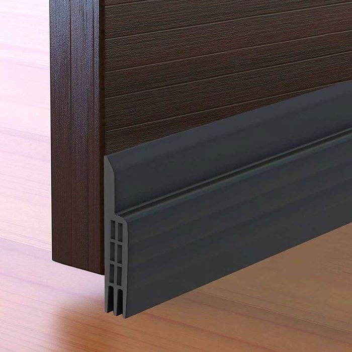 Calfeutre Bas de Porte, 100x4.5cm, Silicone Souple, Isolation Phonique ...