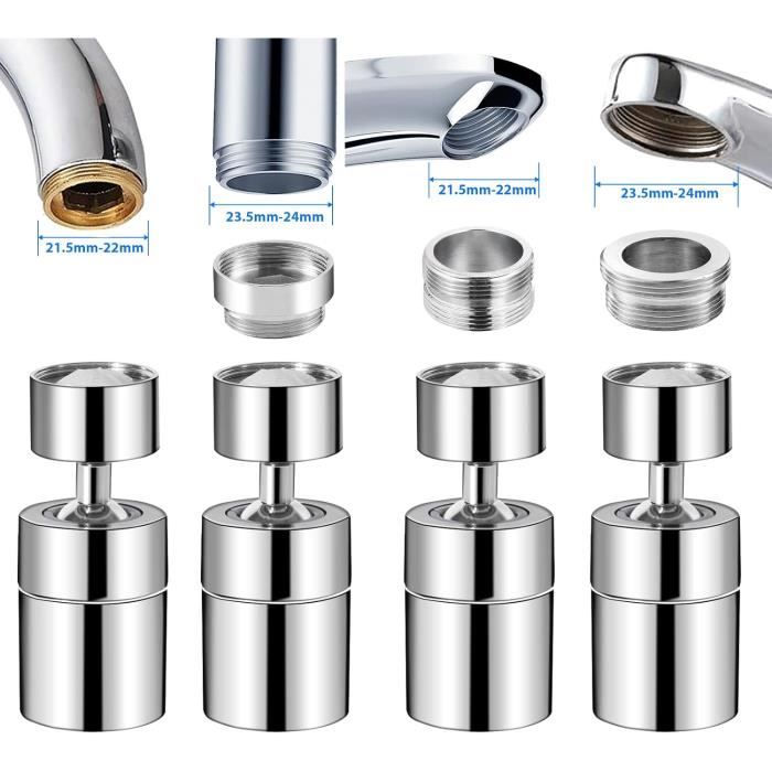 Embout Robinet, Embout Robinet Cuisine, 360° Brise Jet Robinet ...