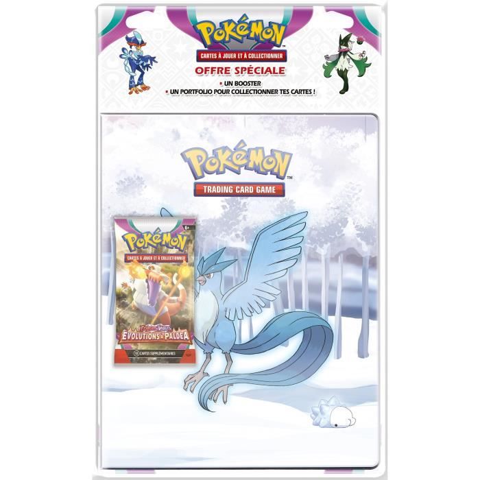 Portfolio Pokémon - Pack de 180 cartes + Booster EV02 - ASMODEE ...