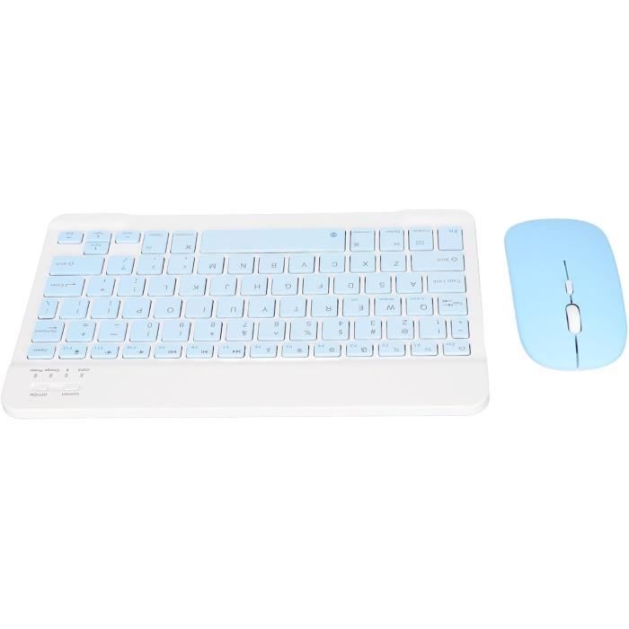 Ensemble Clavier Et Souris Rechargeables Sans Fil, Clavier Et Souris De ...