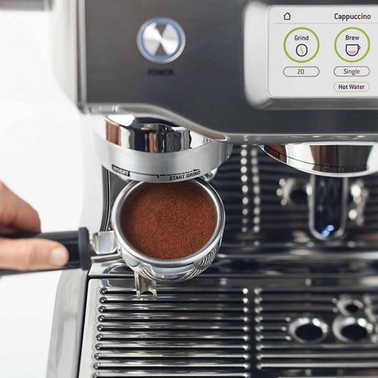 Sage Machine à expresso avec broyeur 15 bars inox brossé ...