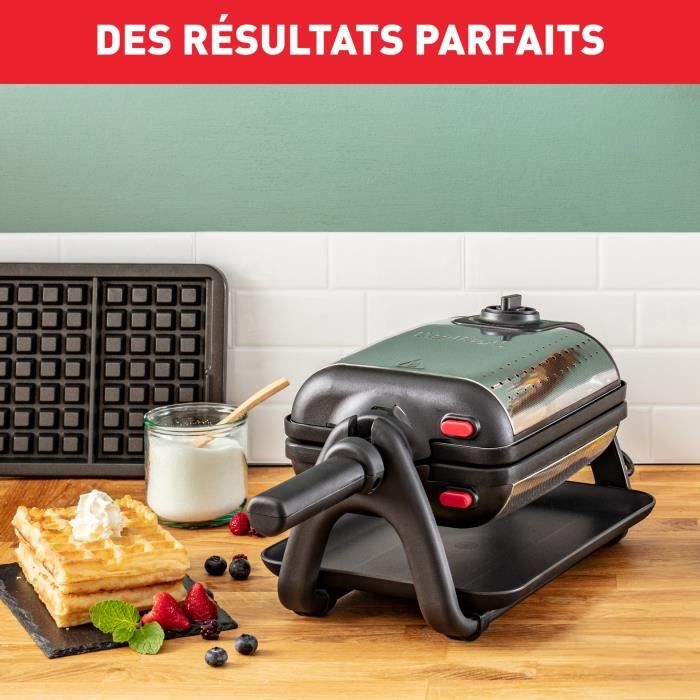 TEFAL Appareil à gaufre semi pro, 1200 W, Thermostat réglable, Voyant ...
