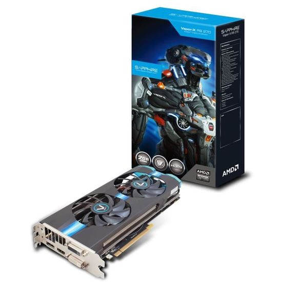 Sapphire AMD Radeon R9 270 2Go OC VaporX - Cdiscount Informatique