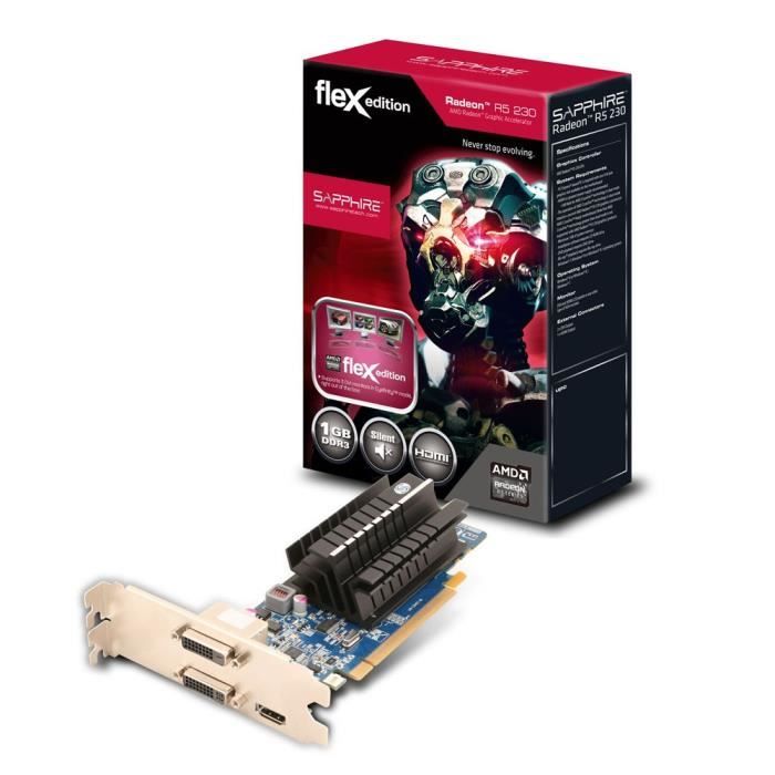 Sapphire AMD Radeon R5 230 1Go DDR3 FLEX - Cdiscount Informatique