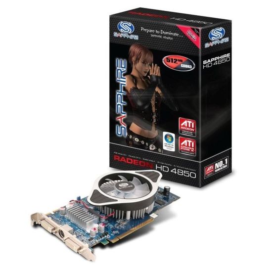 Sapphire ATI Radeon HD 4850 512 Mo GDDR3 Dual Slot - Cdiscount Informatique