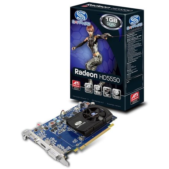 Sapphire ATI HD 5550 1Go - Cdiscount Informatique