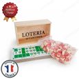 Cobye- Jeu de Bingo en Bois 48 Cartes – Jeu de Loto Familial Classique ...