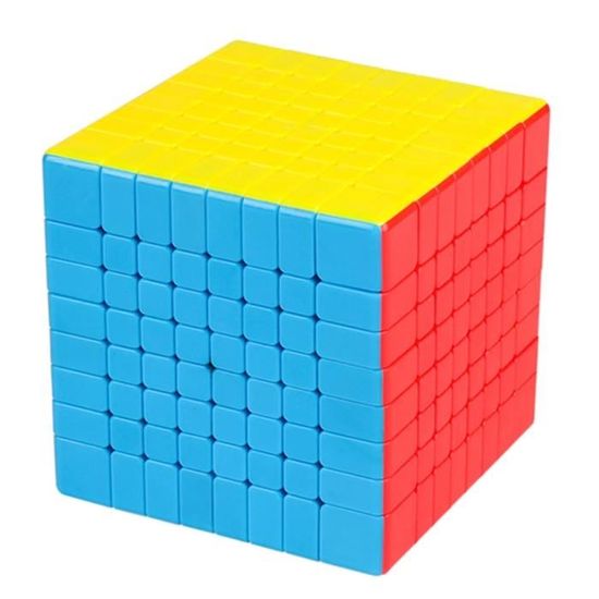 8x8 - Cube Magique Speed 3x3x3 4x4x4 5x5, Puzzle Sans Autocollant, Cube ...