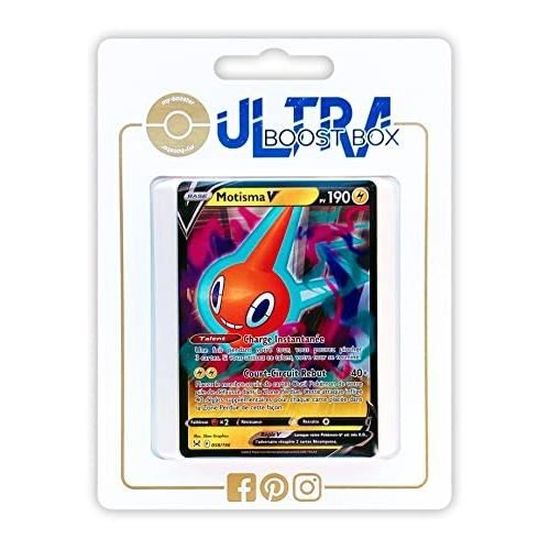 Jeu de cartes Pokémon MOTISMA V 58-196 - ULTRABOOST X EPEE ET BOUCLIER ...
