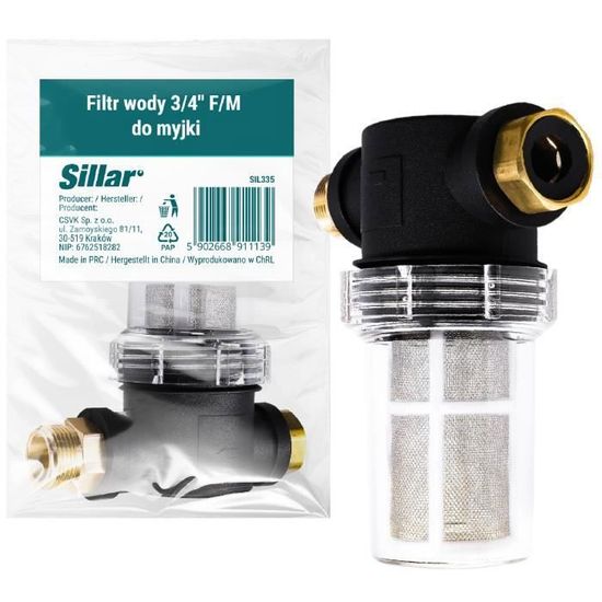 Sillar filtre à eau pour nettoyeur haute pression | pour machines à ...