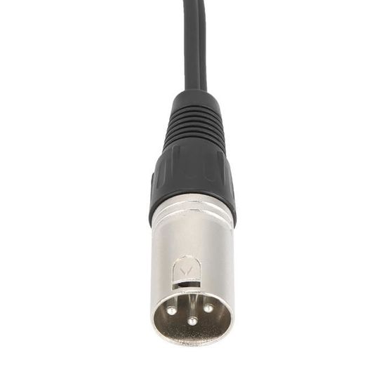 LMC-Câble répartiteur adaptateur XLR mâle vers 2 Câble vers XLR pour ...